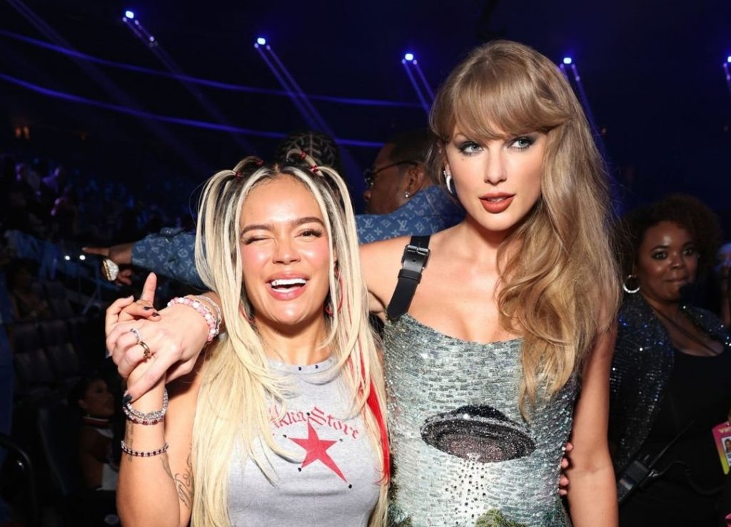 Karol G y Taylor Swift bailaron en los MTV VMA's: ¿Colaborarán?
