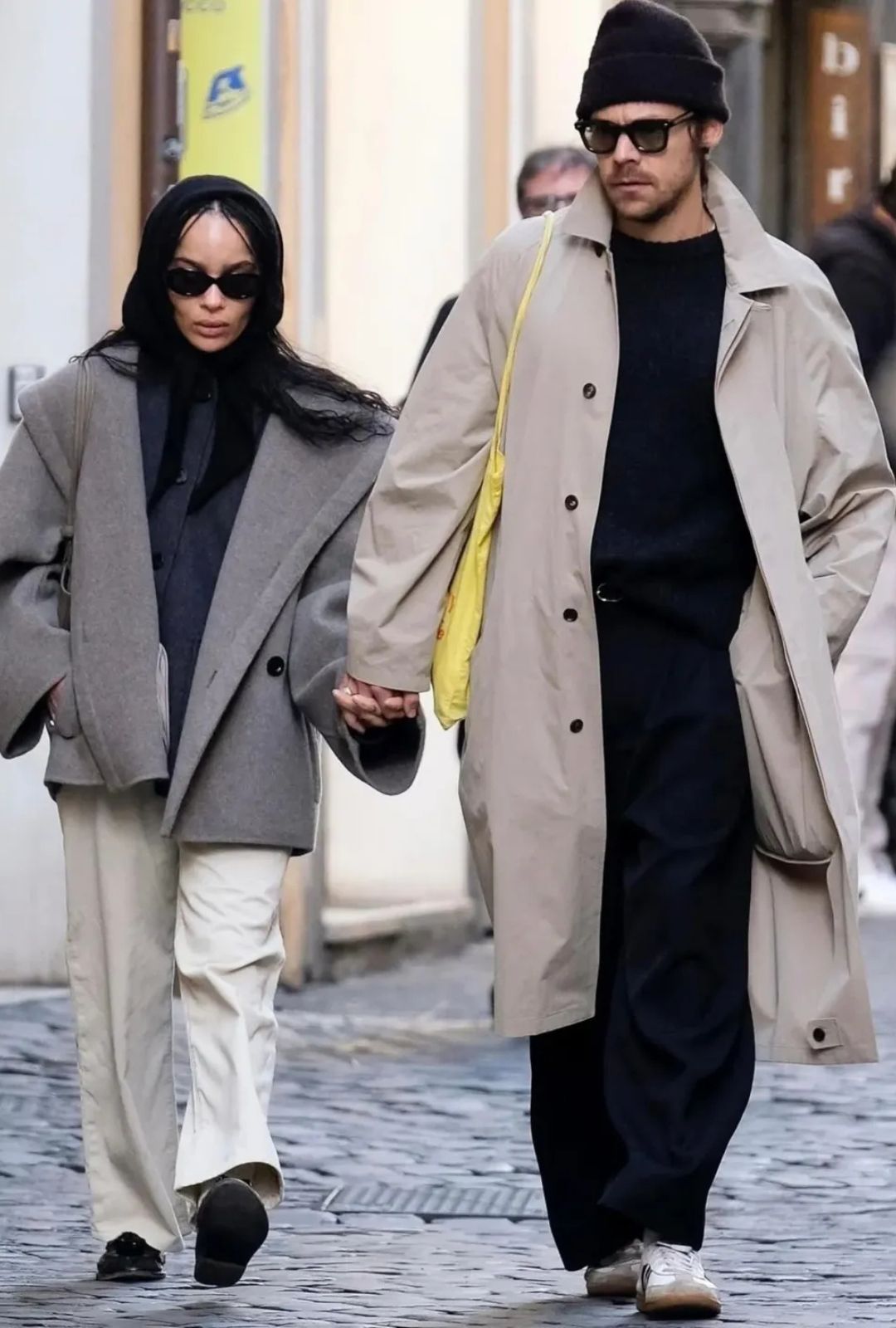 Harry Styles y Zoë Kravitz vistos de la mano en Roma